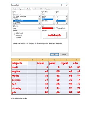6 chapter font formatting | PDF