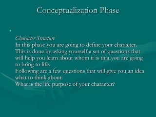 #6 character design | PPT