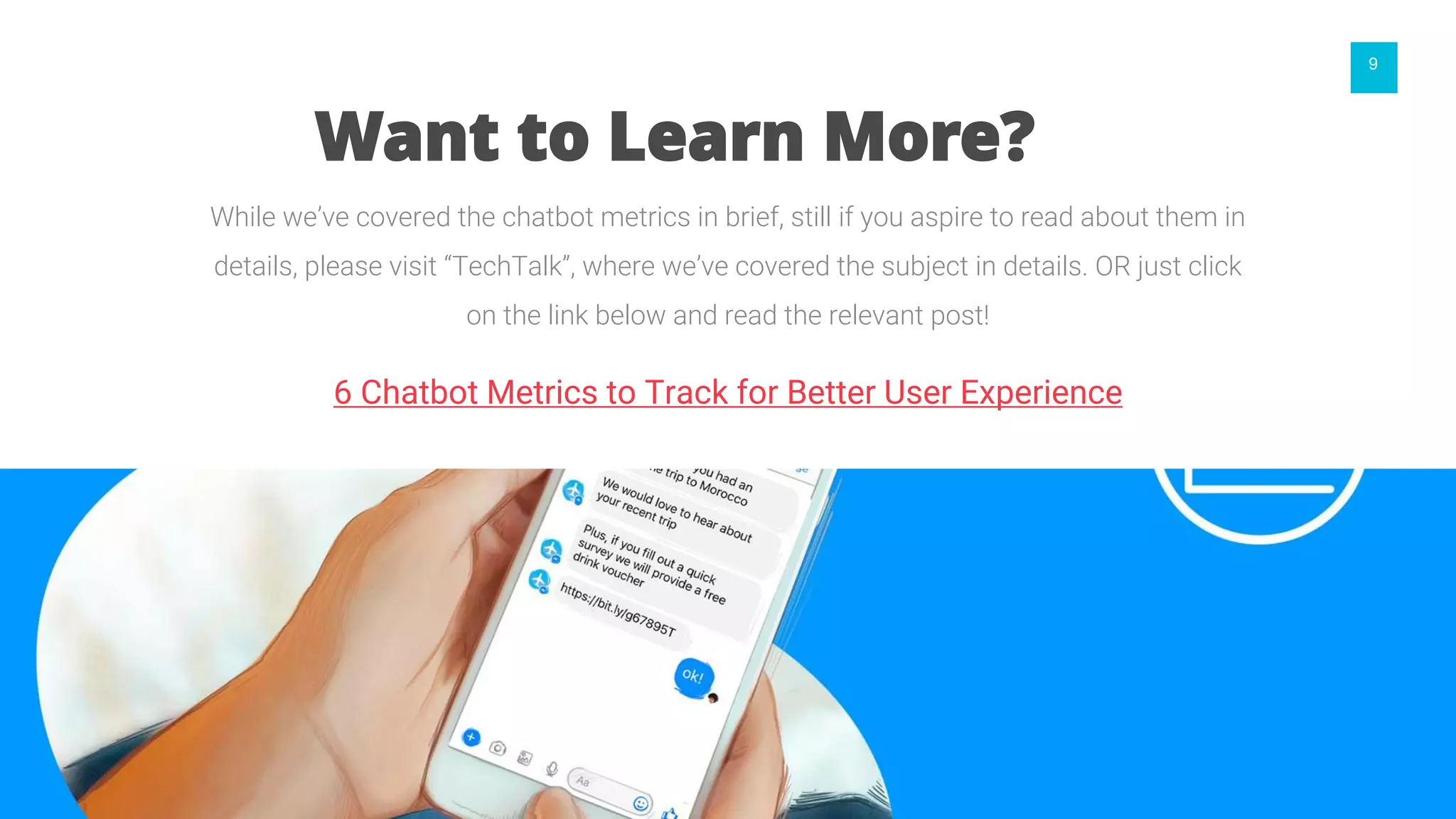 6 Chatbot Metrics To Track For Better User Experience | PPT