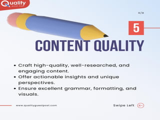 6 Guest Posting Road Map For Successful SEO Boost | PPT