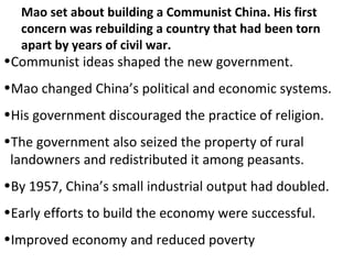 6 china under mao | PPT