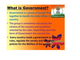 6 civicswhat is government.pptx | Politics