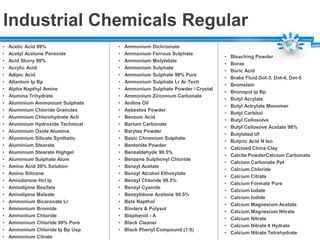 CLEVER - INDUSTRIAL CHEMICALS MANUFACTURER | PDF