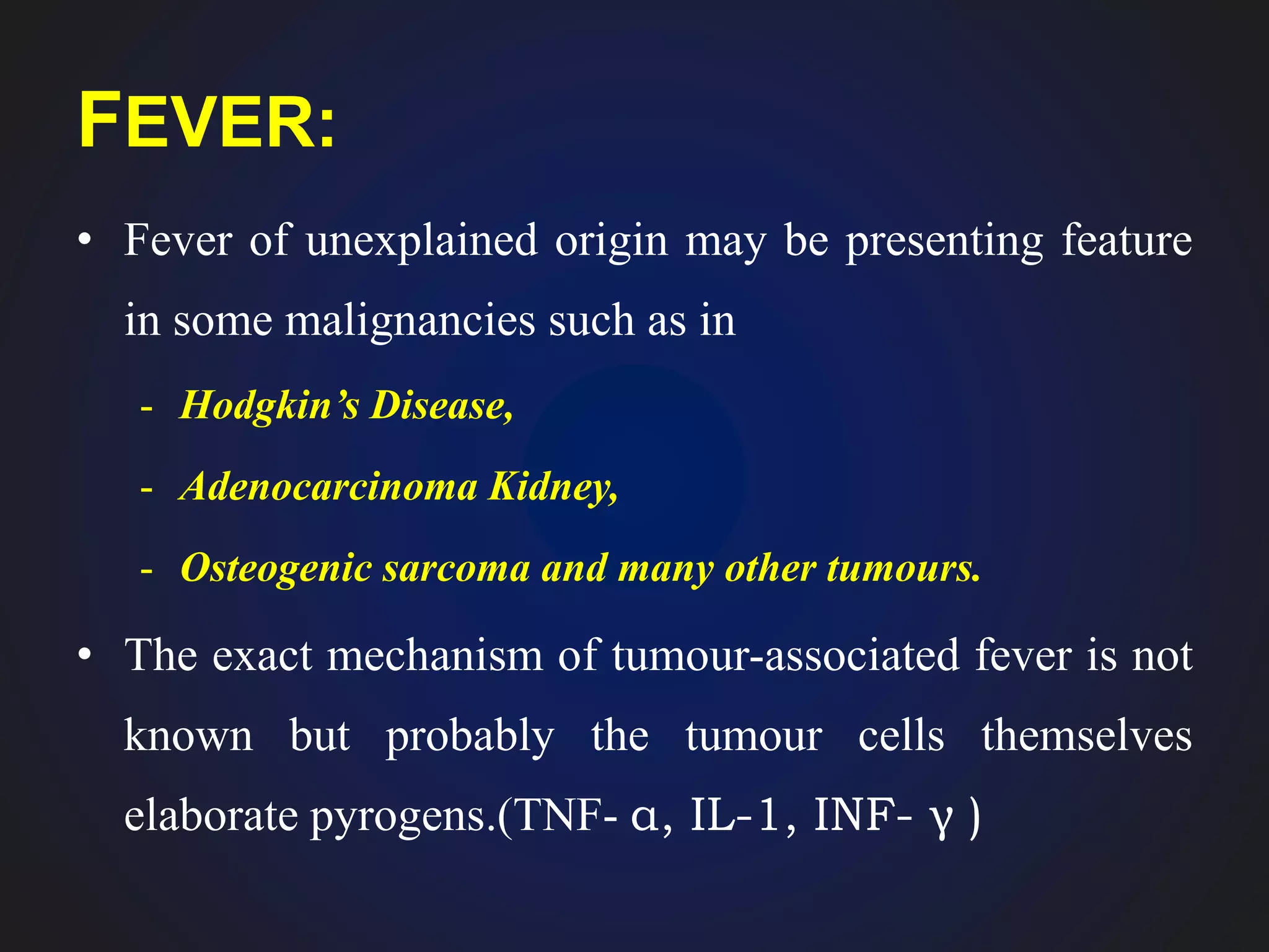 clinical aspects of neoplasia | PPTX