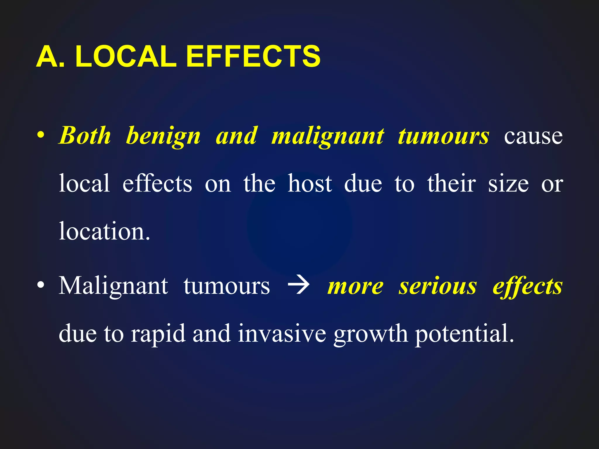 clinical aspects of neoplasia | PPTX
