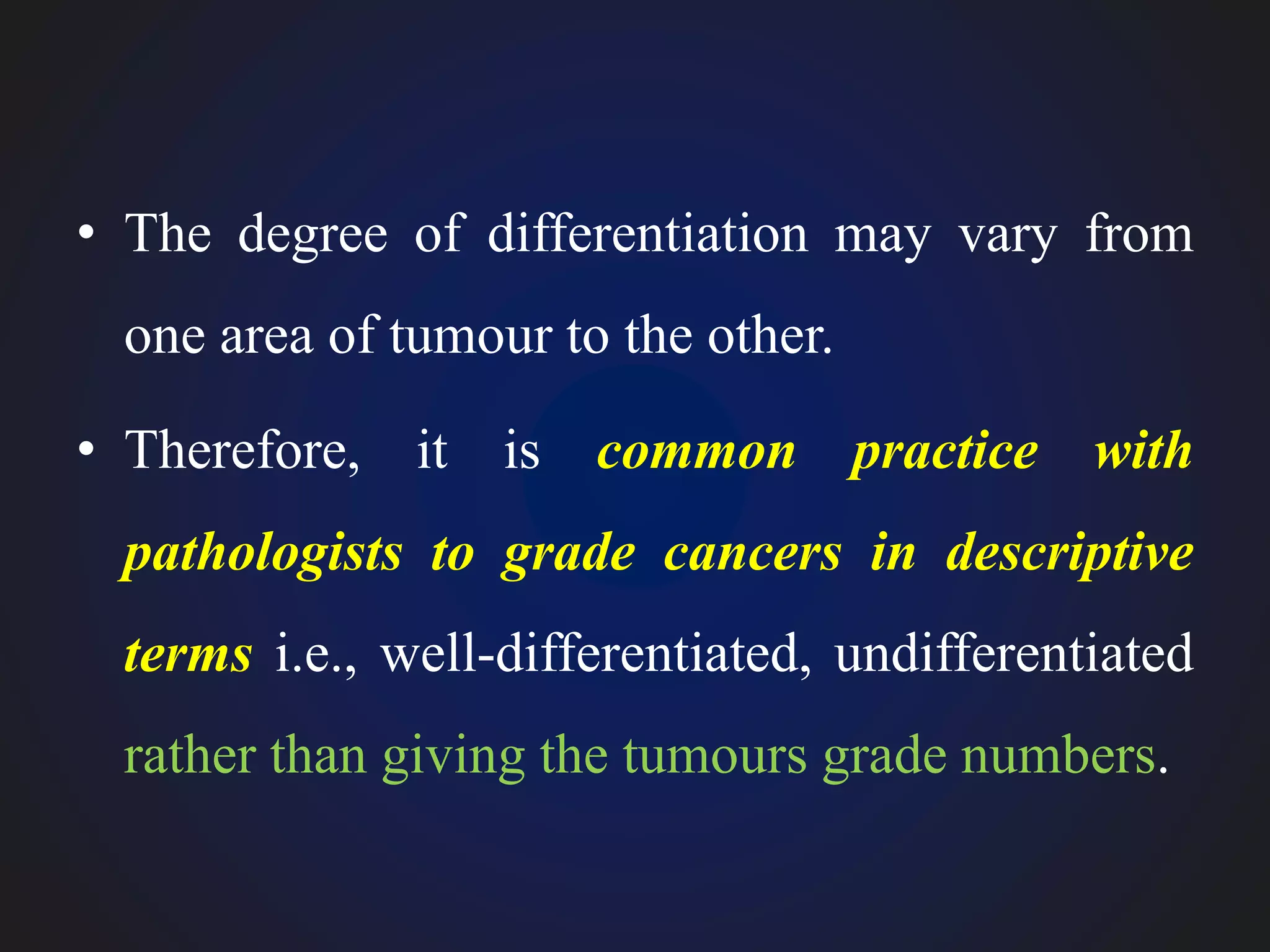 clinical aspects of neoplasia | PPTX