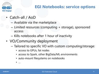 EGI Federated Cloud | PPT