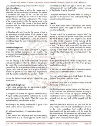 Cloud Intrusion and Autonomic Management in Autonomic Cloud Computing | PDF