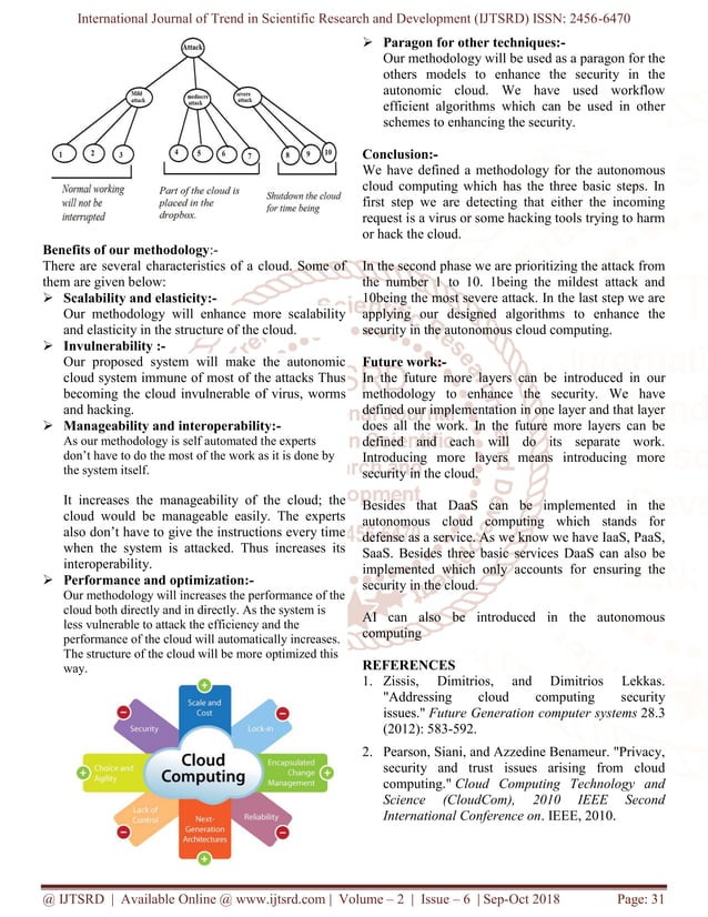 Cloud Intrusion And Autonomic Management In Autonomic Cloud Computing Pdf