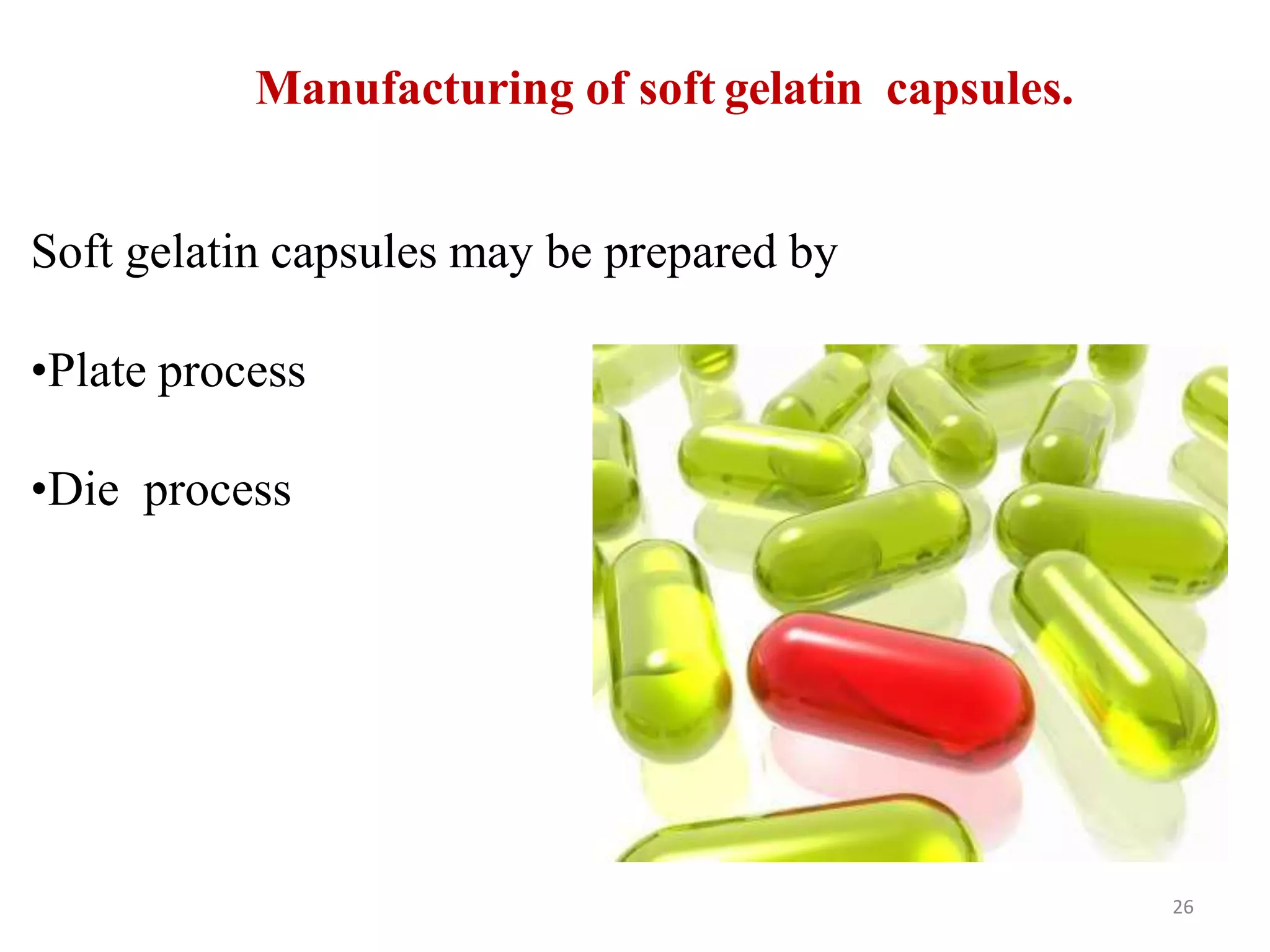 6c manufacture of capsules | PPTX