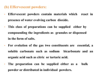 6c manufacture of powders and granules | PPTX