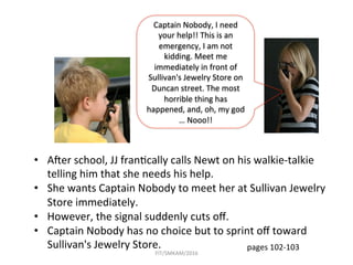 CAPTAIN NOBODY FORM 5 NOVEL chapters 13-15 | PPT