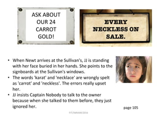 CAPTAIN NOBODY FORM 5 NOVEL chapters 13-15 | PPT