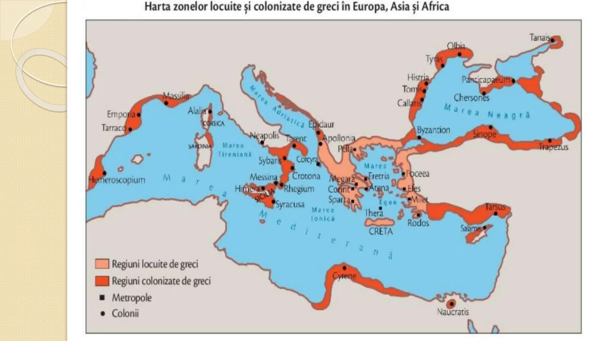 Colonizarea greaca - fenomen complex în istoria grecilor antici | PPTX