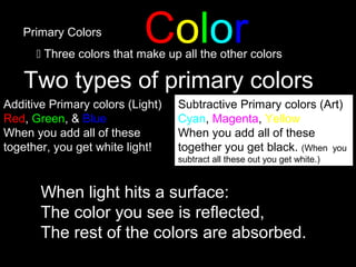 Physics Color Notes | PPT