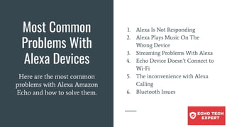 6 Common Problems With Alexa – And How to Fix | PPT
