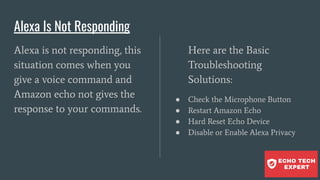 6 Common Problems With Alexa – And How to Fix | PPT