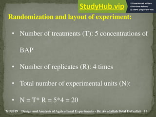 6 Completely Randomized Design (CRD) | PDF