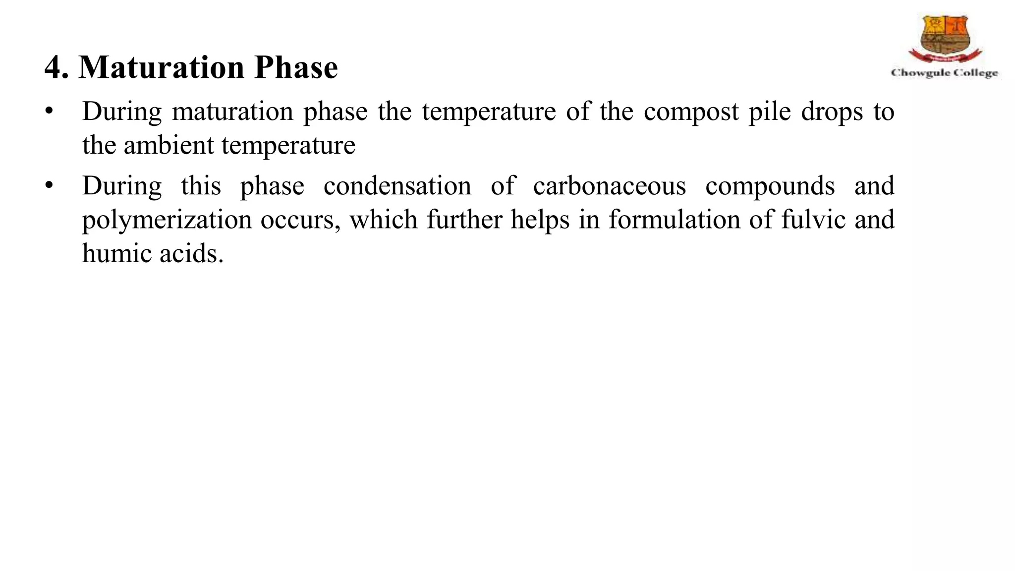 Composting: stages & factors affecting | PPTX