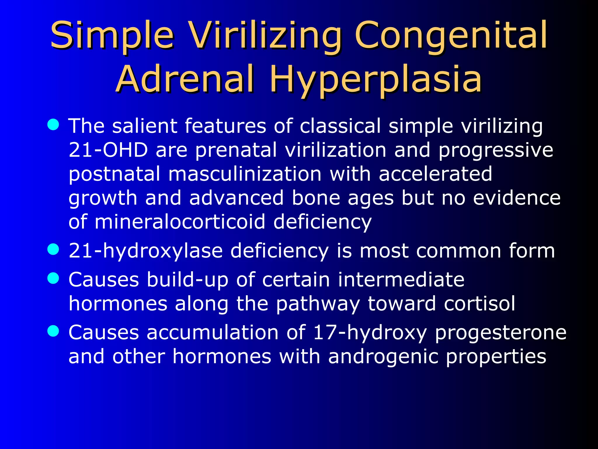 6 Congenital Adrenal Hyperplasia | PPT