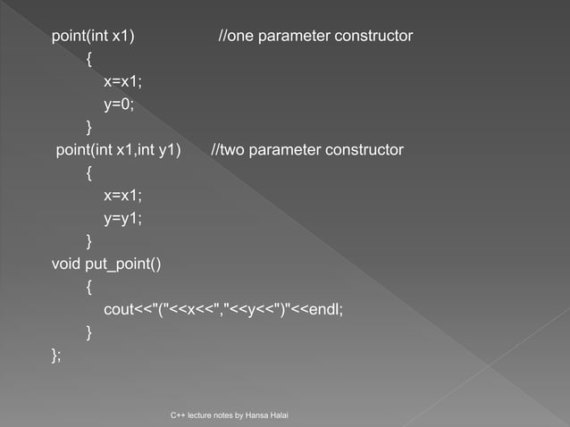 constructors and destructors in c++ | PPTX