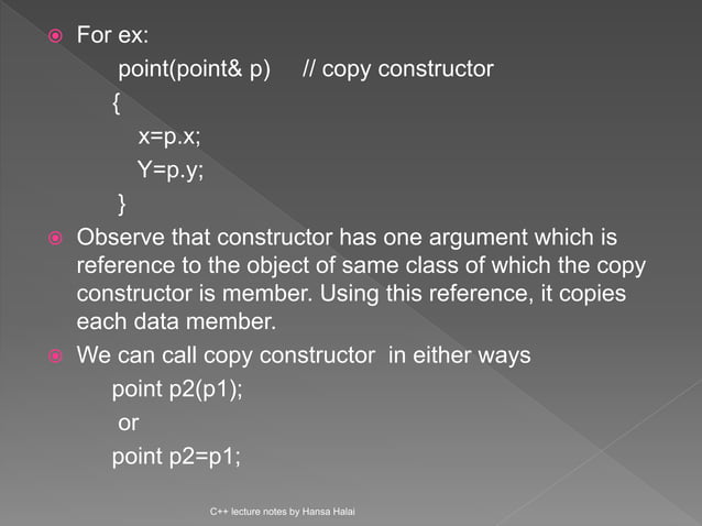 constructors and destructors in c++ | PPTX