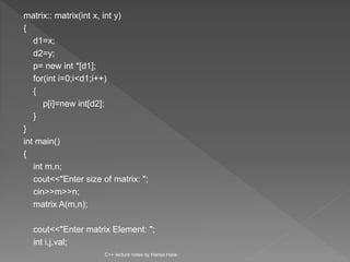 constructors and destructors in c++ | PPTX