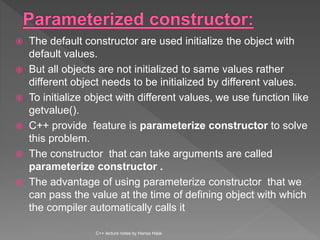 constructors and destructors in c++ | PPTX