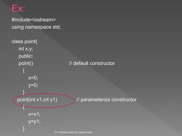 constructors and destructors in c++ | PPTX