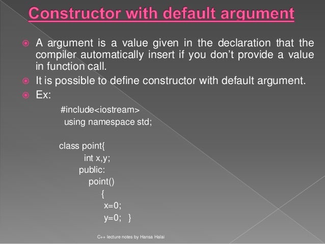 Constructors And Destructors In C