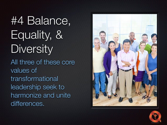 6 Core Values of a Transformational Leader | PPT