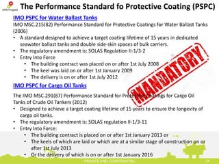 Corrosion Management System and Implementation of IMO PSPC on FPSO | PDF