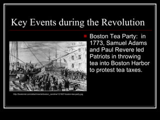 6c people and events of rev war | PPT | War and Conflicts