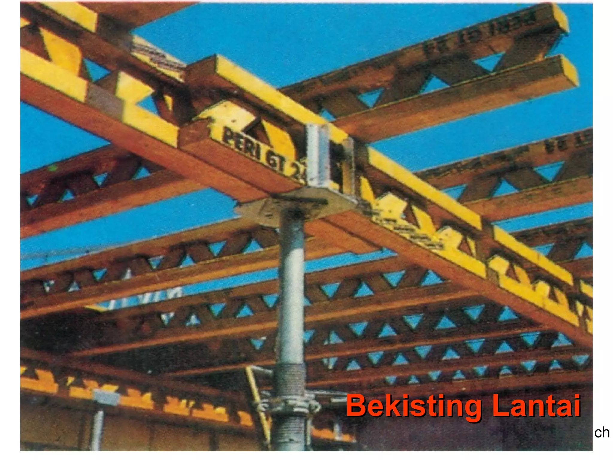 perhitungan bekisting | PPT