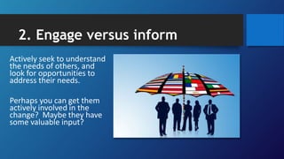 6 criteria for communication during change | PPTX