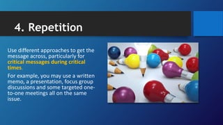 6 criteria for communication during change | PPTX | Business | Business ...