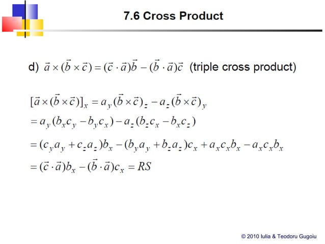6 cross product | PPS