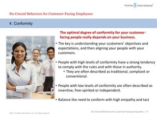6 Crucial Behaviors For Customer Facing Employees | PPSX | Business ...