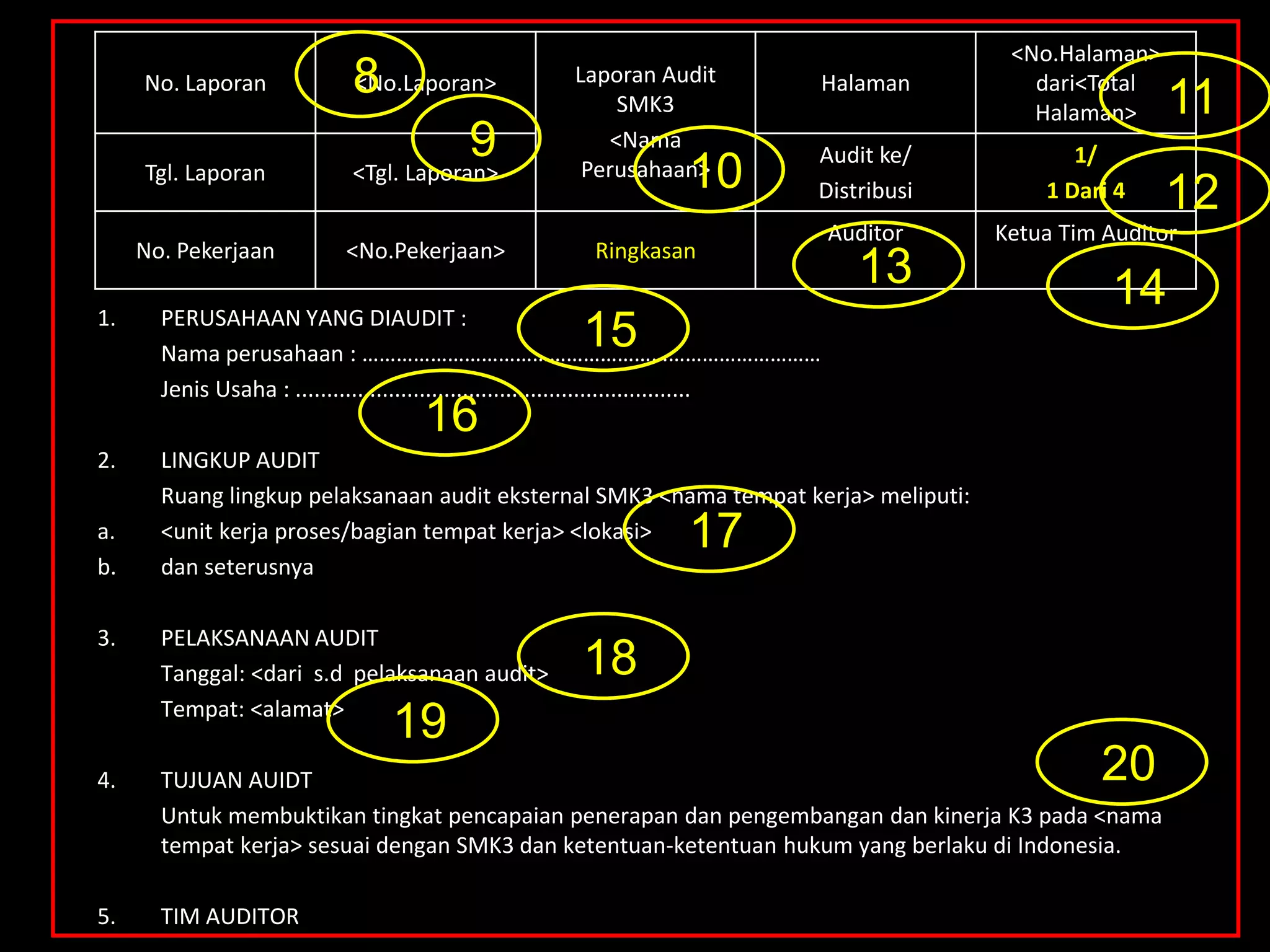 105_Simulasi_Laporan_Audit_lamp_III_PP50.ppt