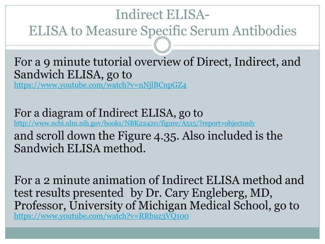 6d. Enzyme-Linked ImmunoSorbant Assay (ELISA)-PowerPoint.pptx | Chemistry | Science