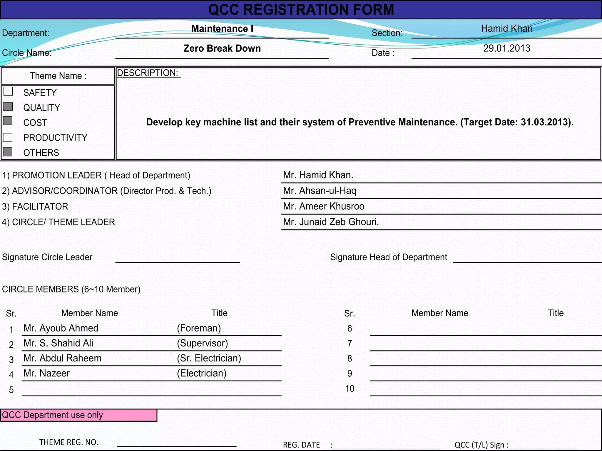QCC Presentation | PPTX