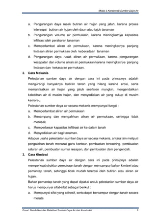 6d048 modul 3_konservasi_sumber_daya_air (1) | PDF