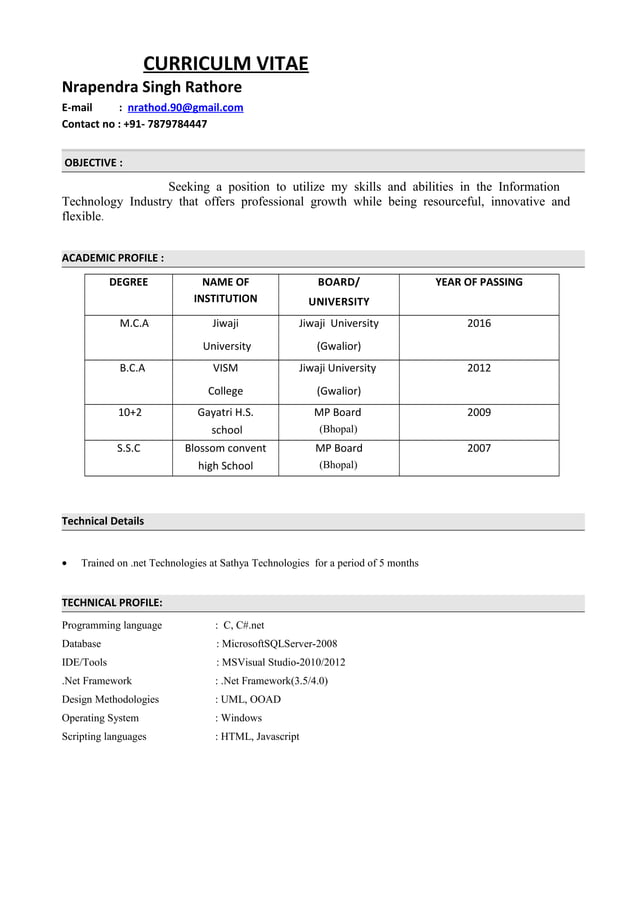 Nrapendra_Resume | DOC