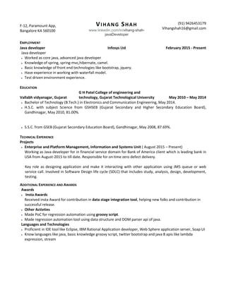 Vihang_Resume | PDF