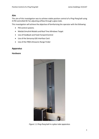 Position Control of PP ball | PDF | Table Tennis | Sports