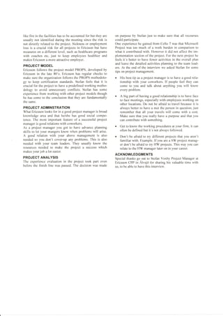 Interview with Stefan | PDF | Career Advice | Careers