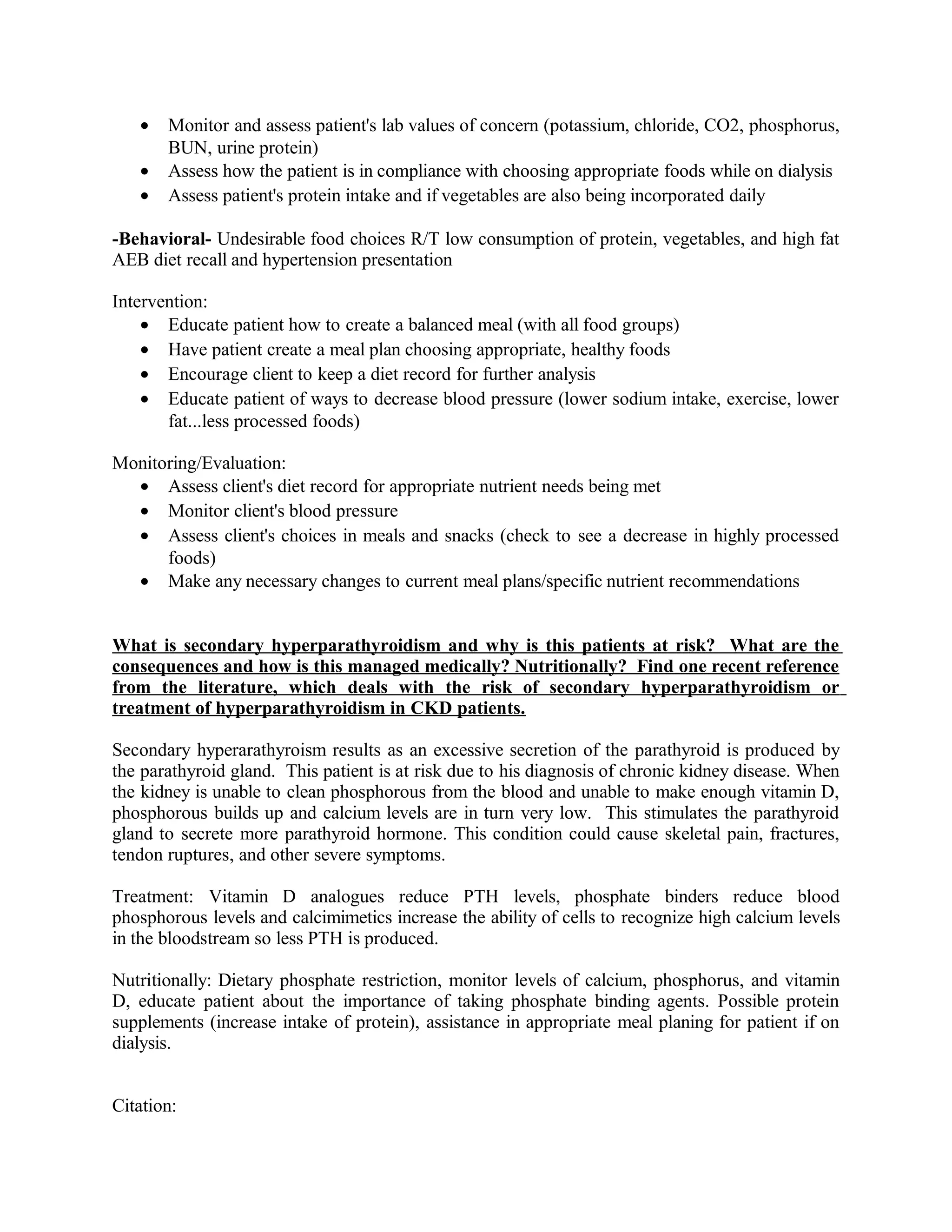 Kidneydisease case study | DOC