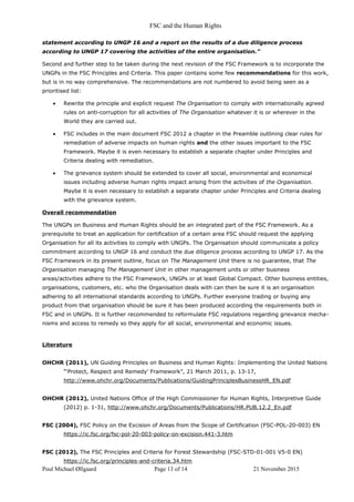 2013 04 14 FSC and UNGP | DOC