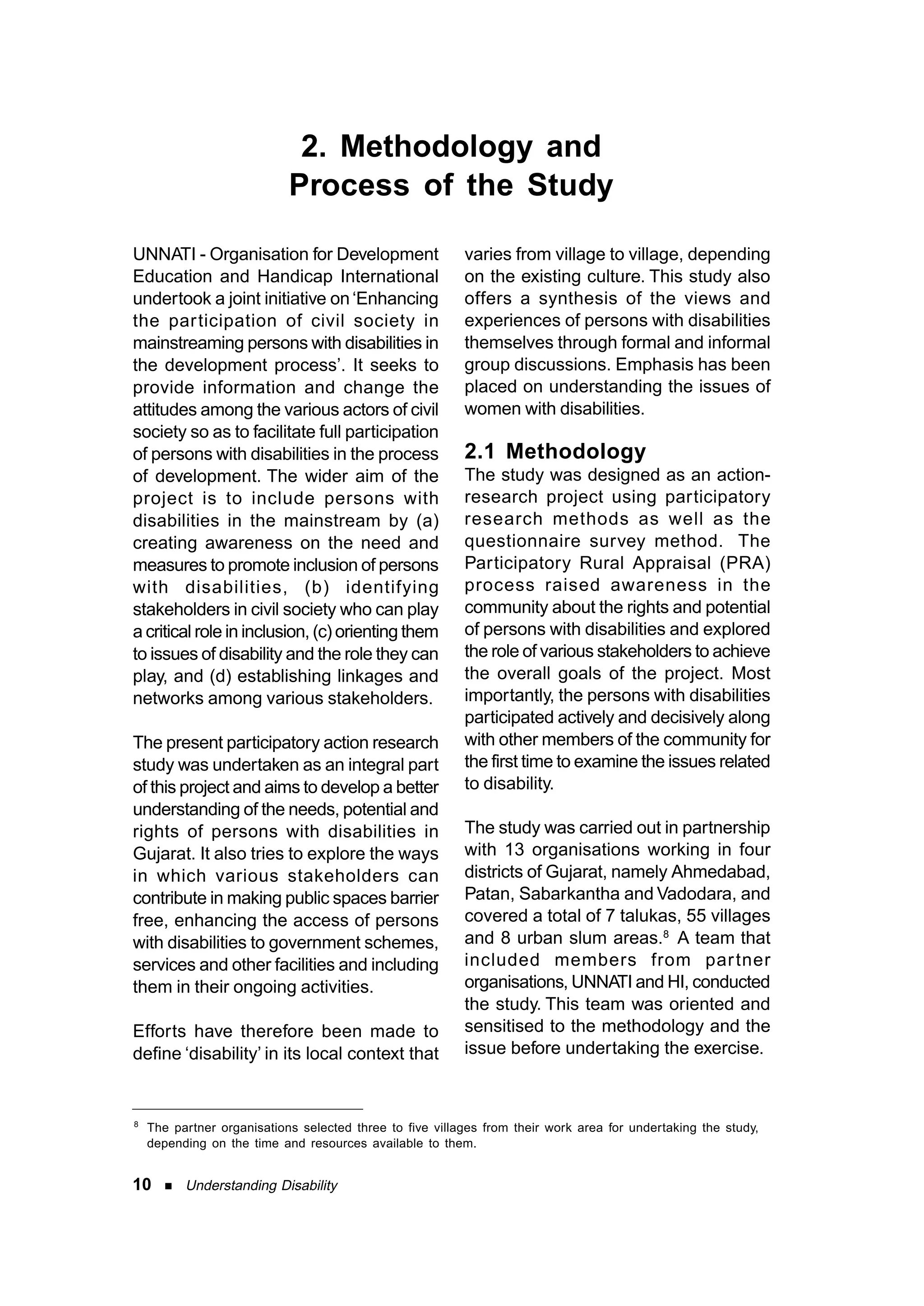 Understanding Disability- Report | PDF