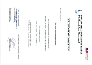 mtu certificate | PDF